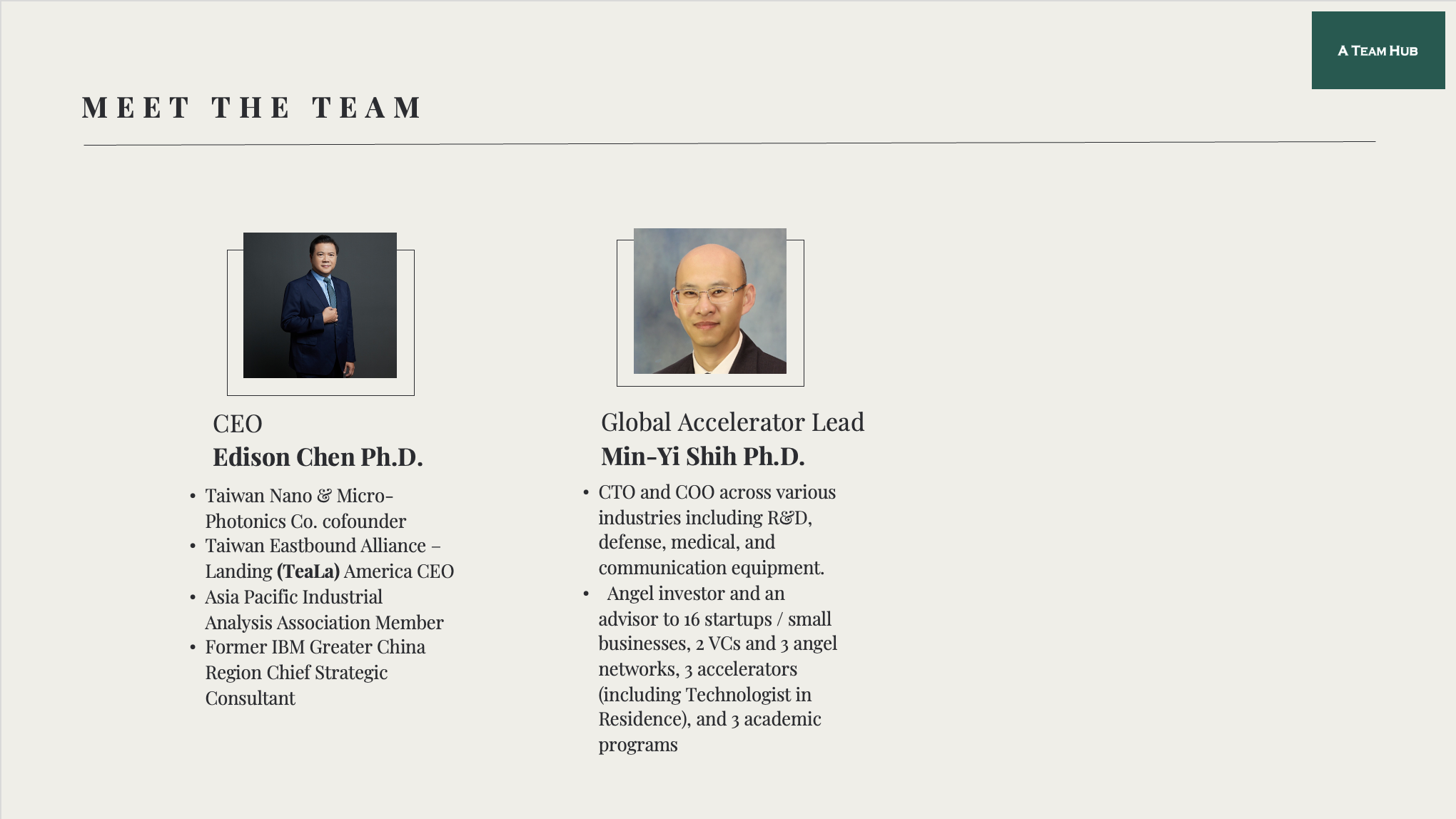 A Team Hub加速器 - 台灣新東向全球產學研聯盟協進會